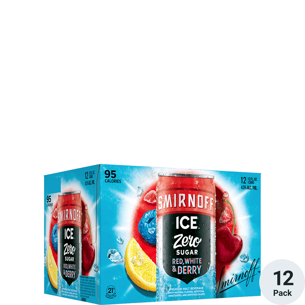 Smirnoff Ice Zero Sugar Red White and Berry | Total Wine & More