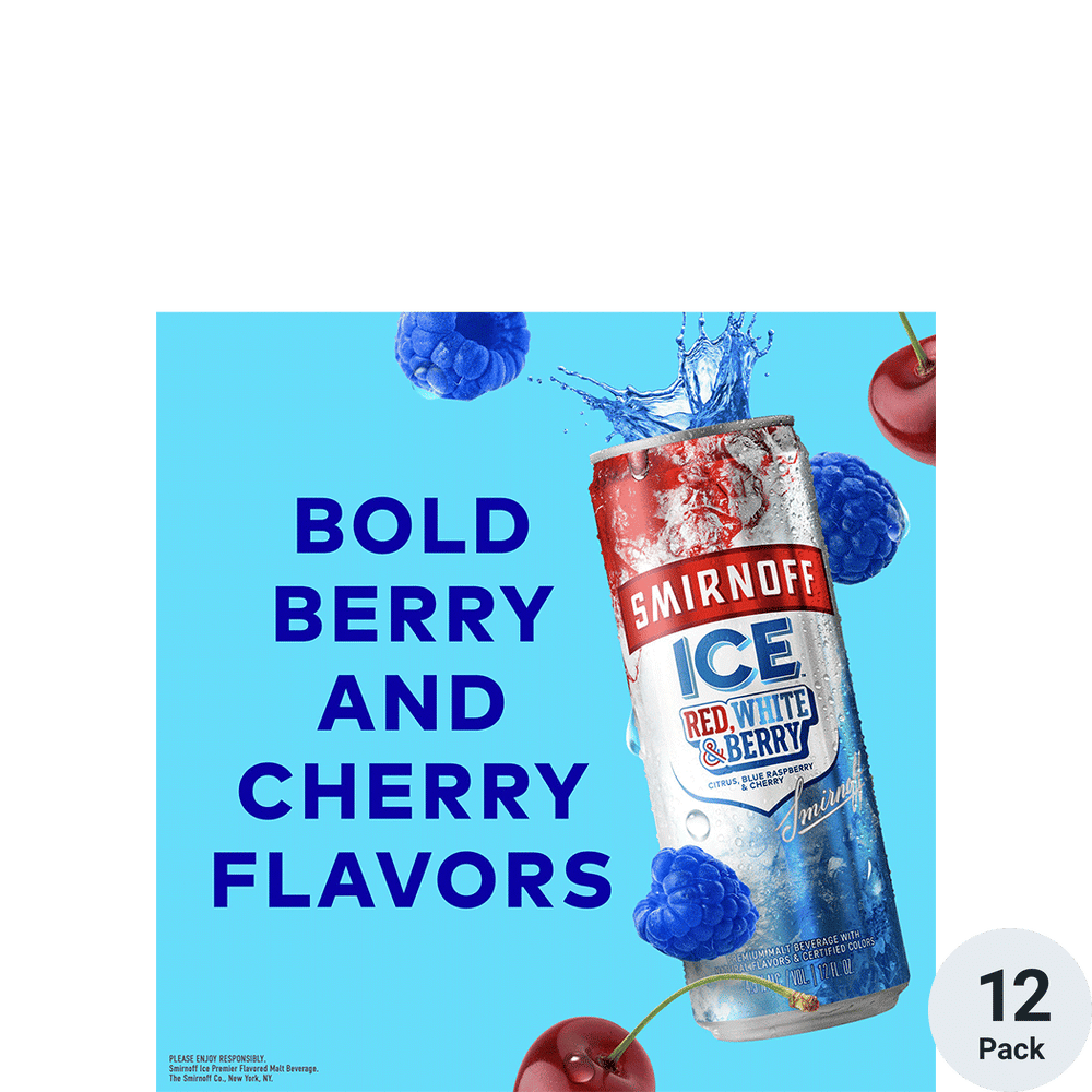 Smirnoff Ice Red White and Berry Hard Beverage | Total Wine & More