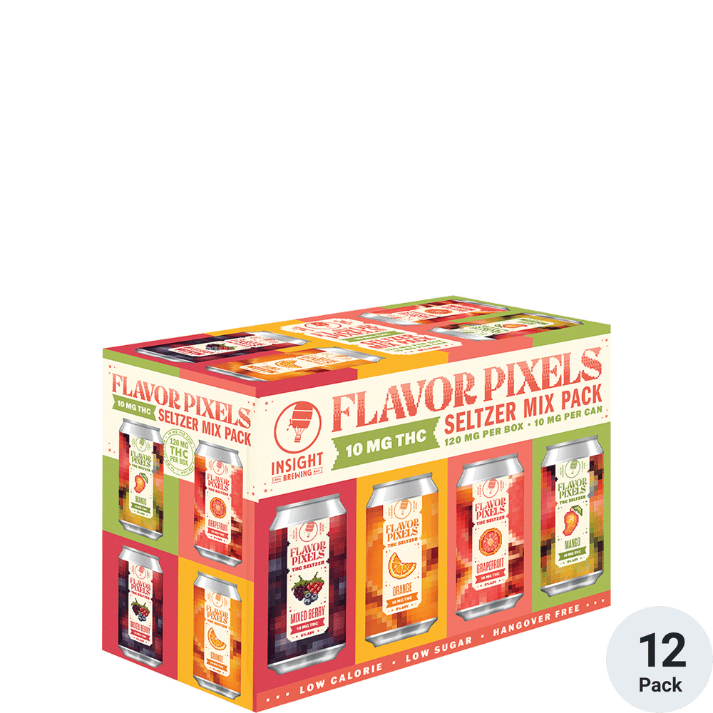 Flavor Pixels THC 10mg Variety Pack | Total Wine & More