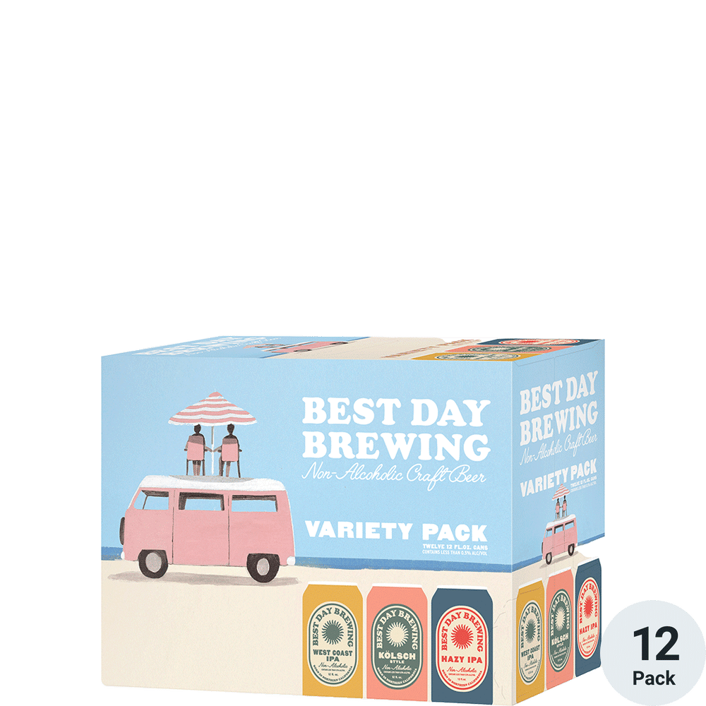 Best Day Non-Alcoholic Variety Pack | Total Wine & More