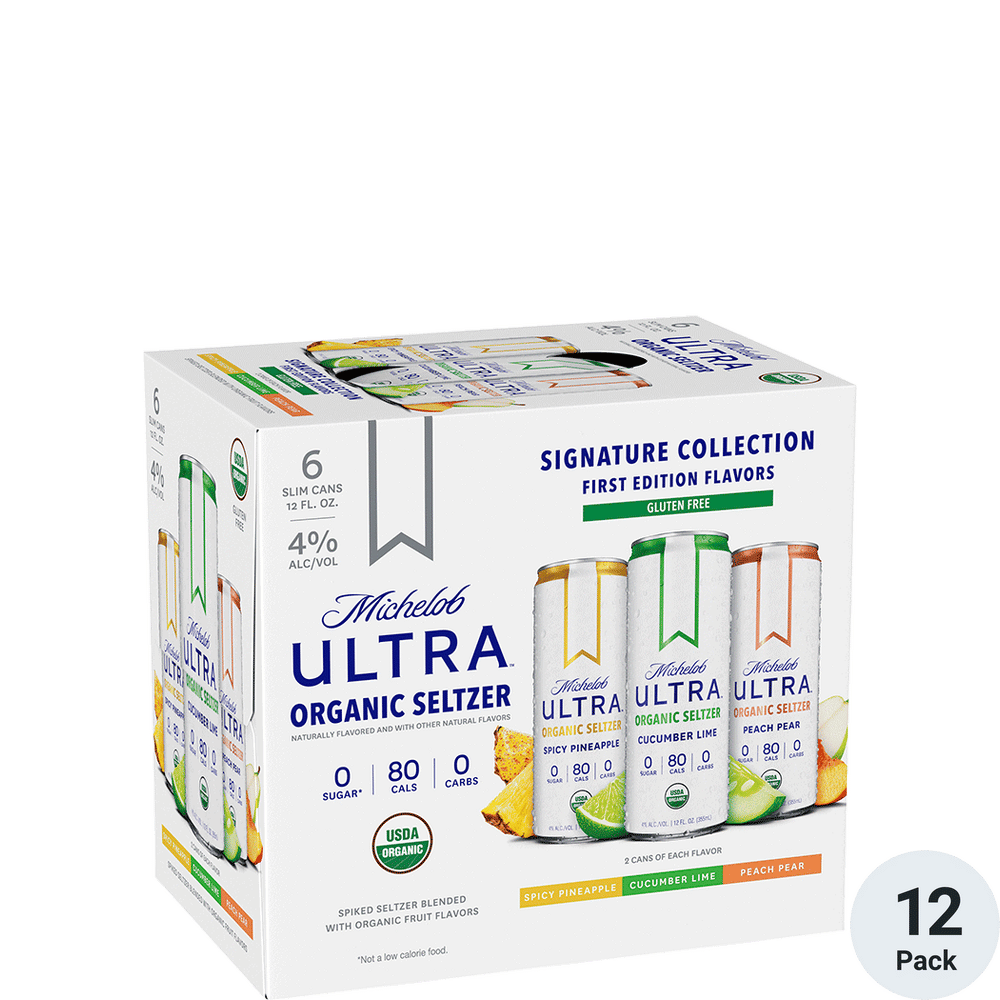 Michelob Ultra Pure Organic Hard Seltzer Signature Collection | Total ...