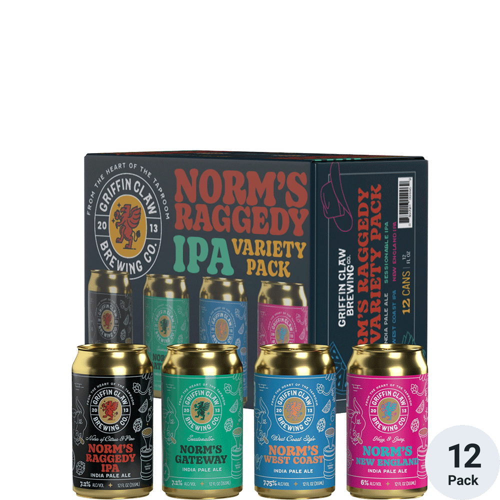 Griffin Claw Norm's Raggedy IPA Variety Pack | Total Wine & More