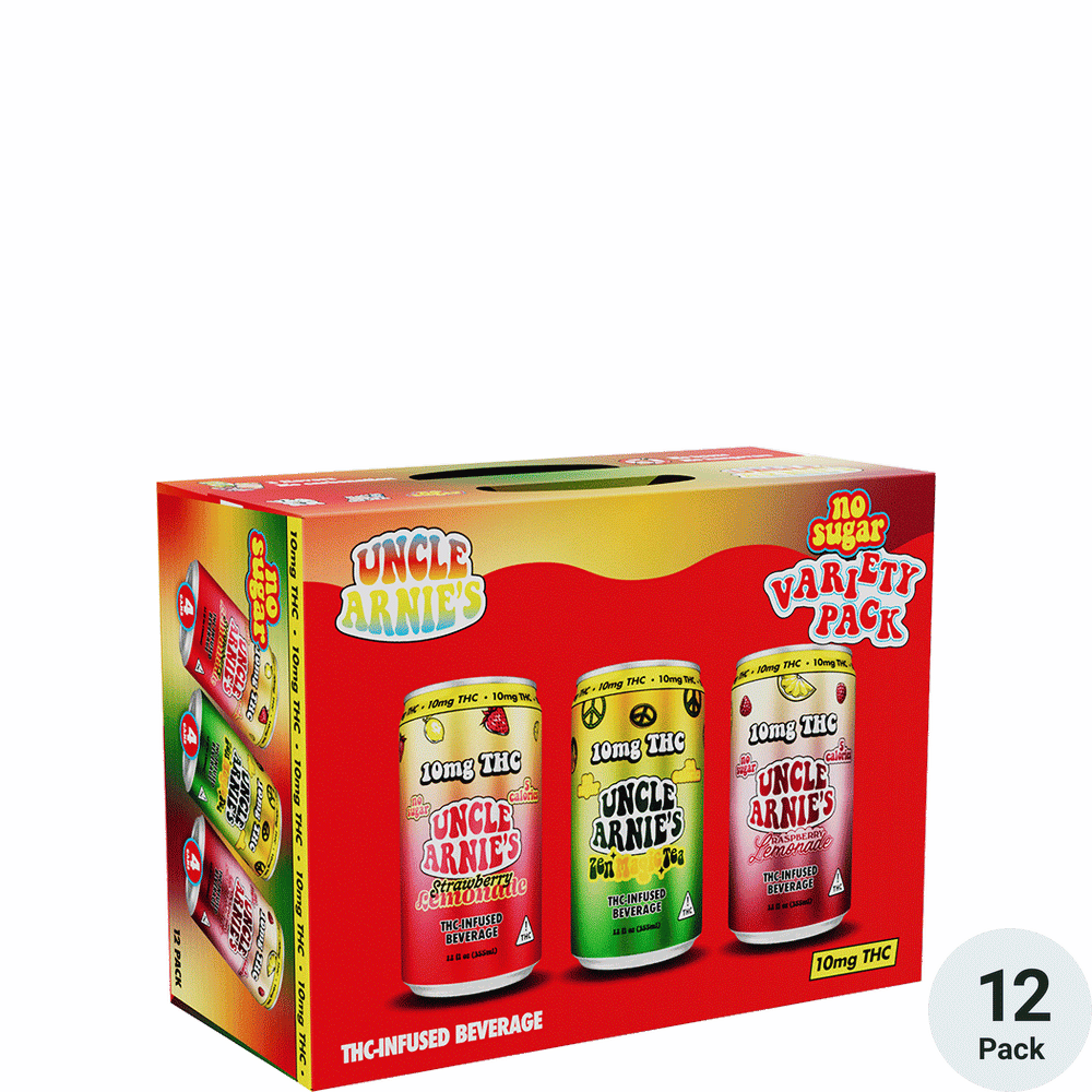 Uncle Arnie's THC 10mg Sugar Free Variety | Total Wine & More