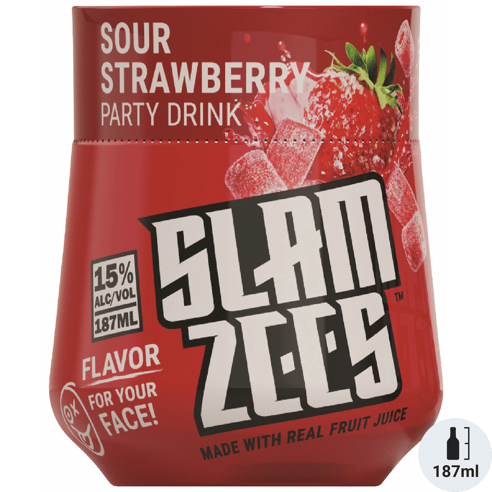 Slamzees Sour Strawberry | Total Wine & More