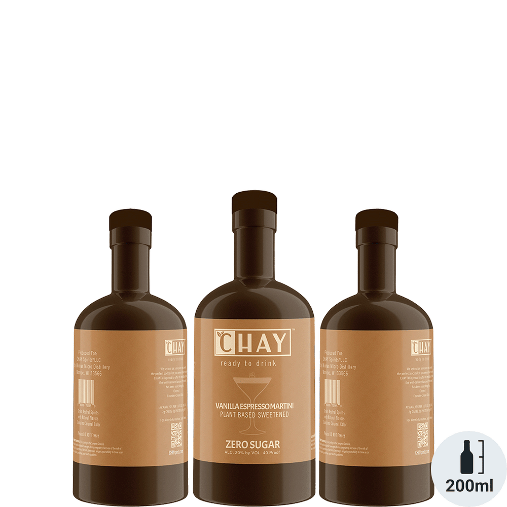 CHAY Zero Sugar Vanilla Espresso Martini | Total Wine & More