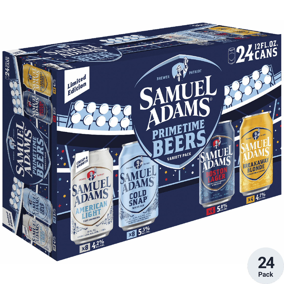 Samuel Adams Prime Time Beers Seasonal Variety Pack | Total Wine & More