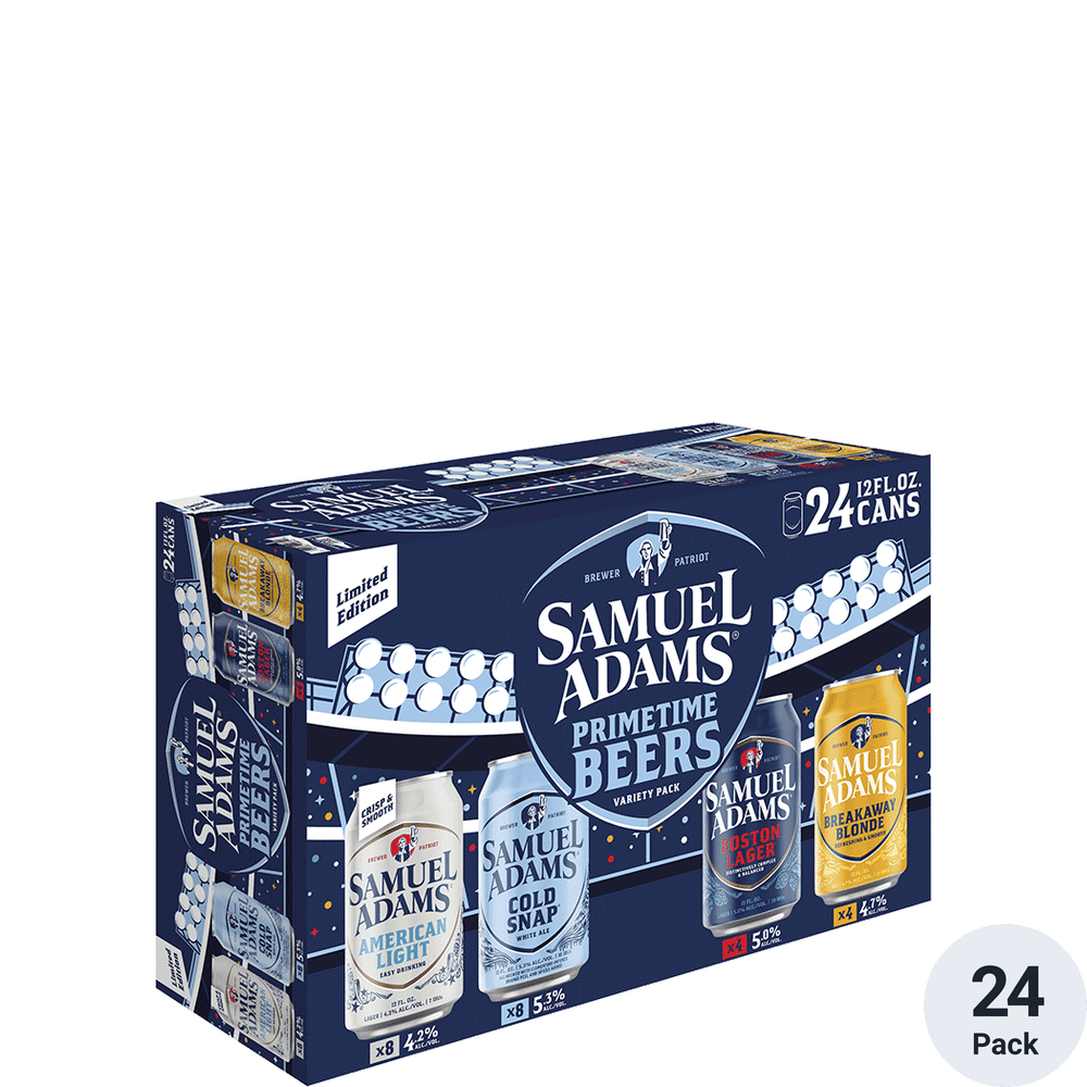 Samuel Adams Prime Time Beers Seasonal Variety Pack | Total Wine & More