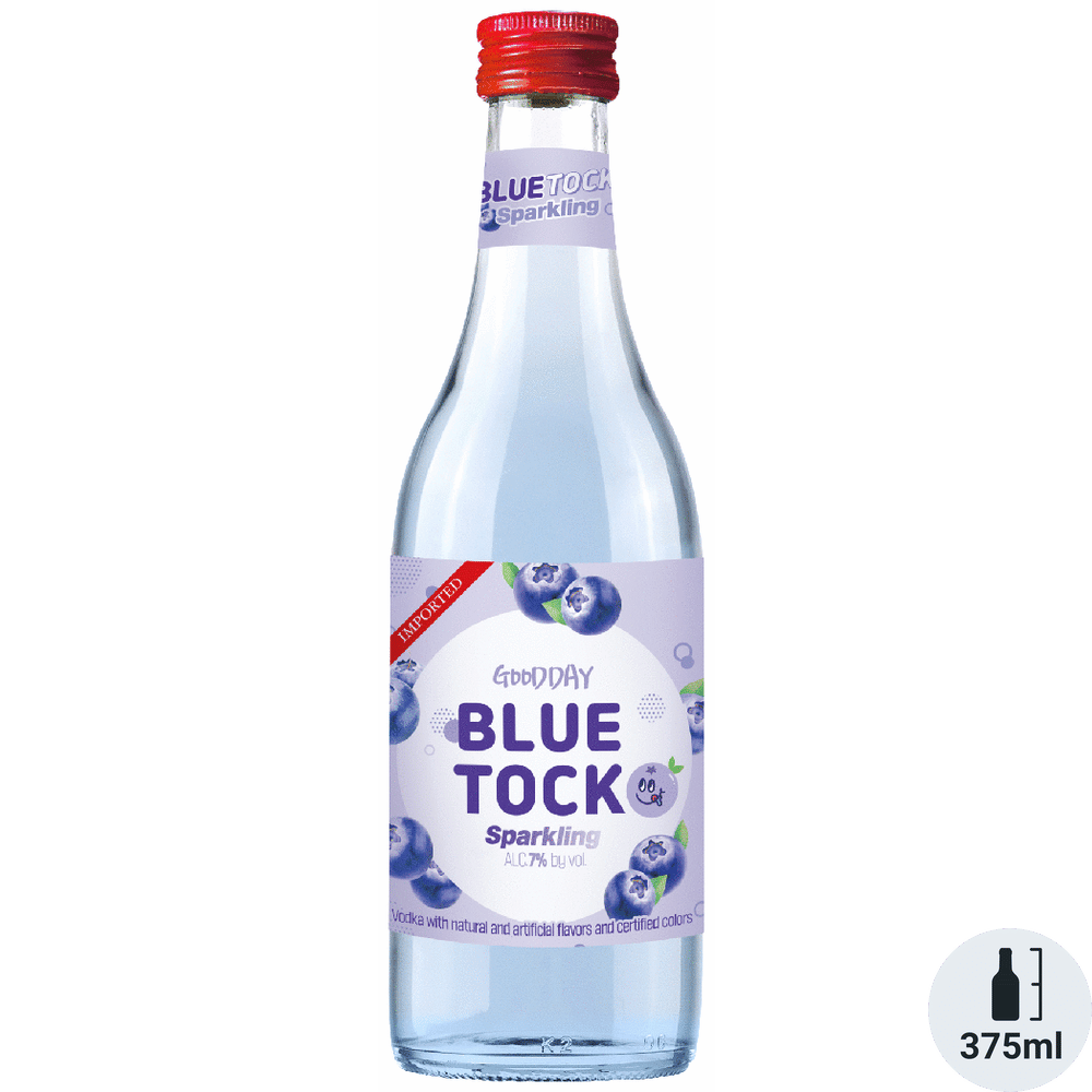 Good Day Blue Tock Blueberry Sparkling Soju | Total Wine & More