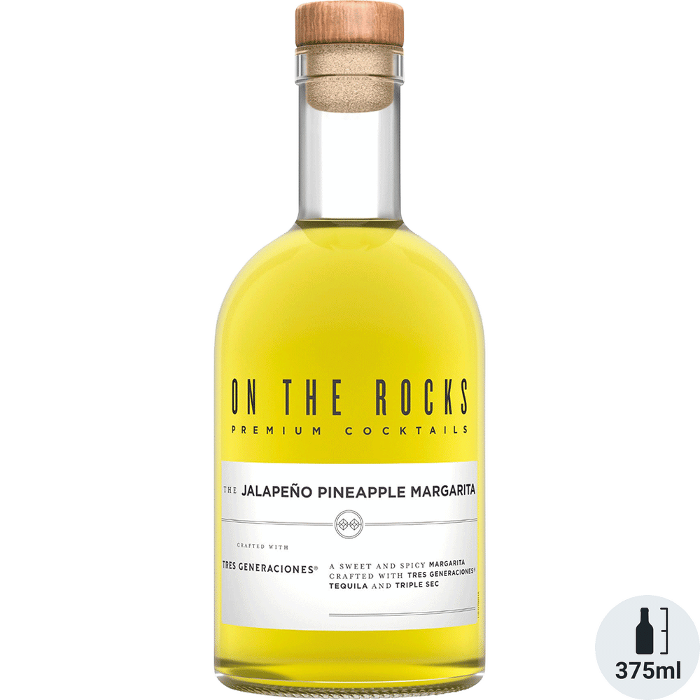 On The Rocks Jalapeno Pineapple Margarita | Total Wine & More - 375ml