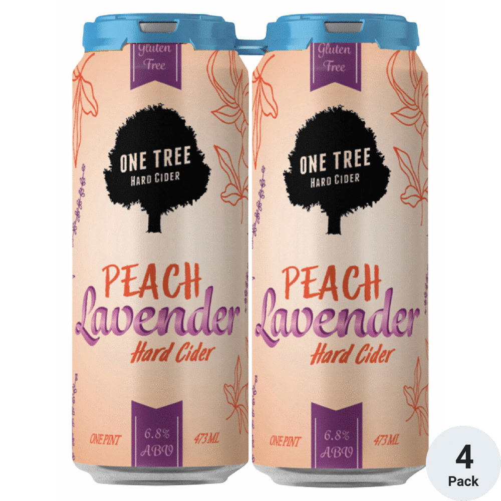 One Tree Peach Lavender Hard Cider | Total Wine & More