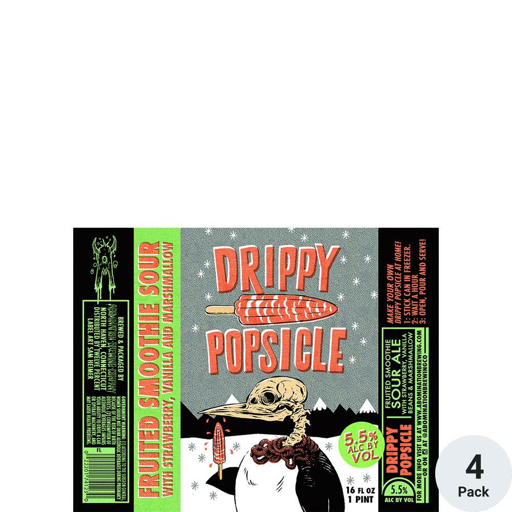 Abomination Drippy Popsicle Strawberry Vanilla & Marshmallow | Total ...
