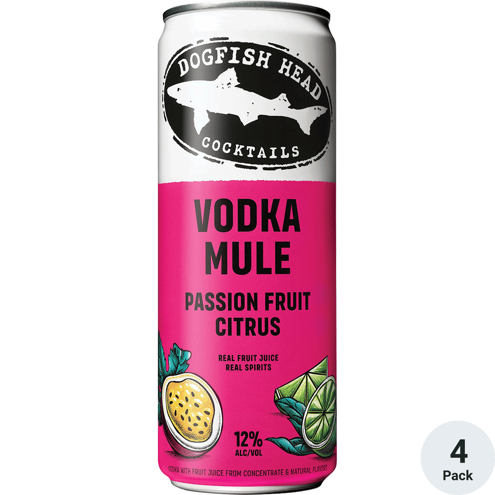 Dogfish Head Passion Fruit Citrus Vodka Mule Cocktail | Total Wine & More