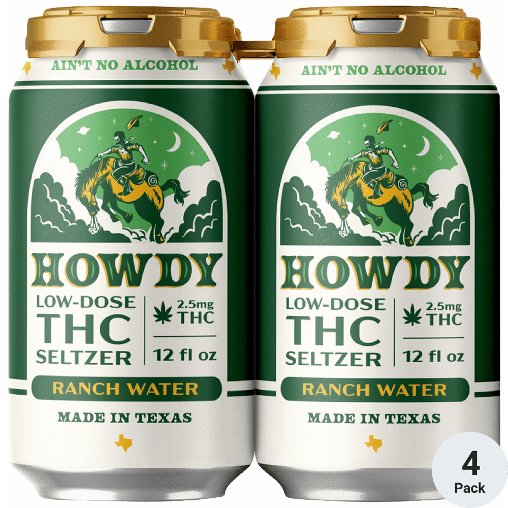 Howdy THC 2.5mg Ranch Water | Total Wine & More
