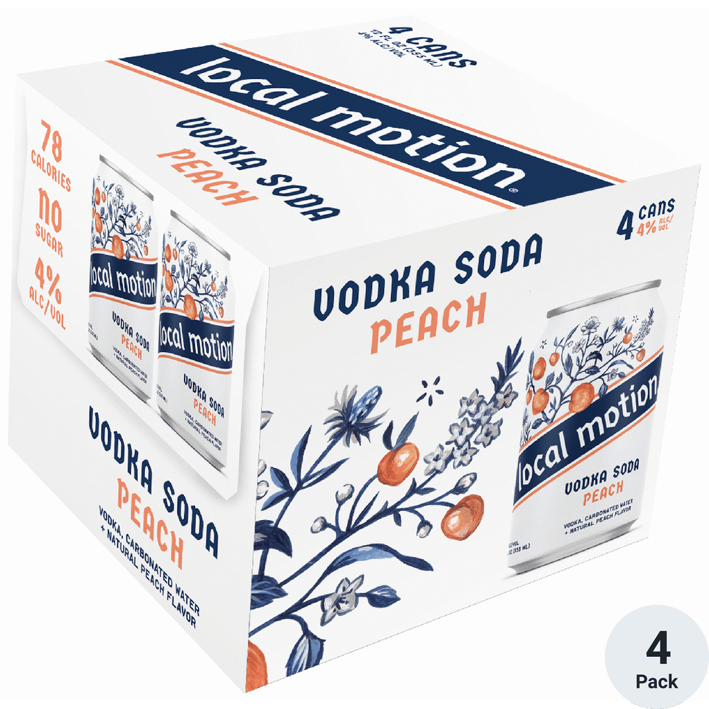 Local Motion Peach Vodka Soda | Total Wine & More