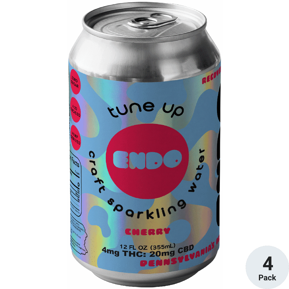 Endo Tune UP THC 4mg Cherry Sparkling Water | Total Wine & More