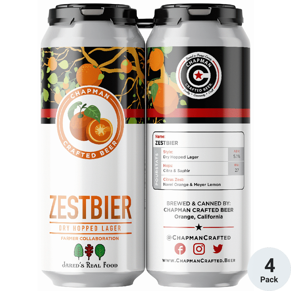 Chapman Zestbier | Total Wine & More