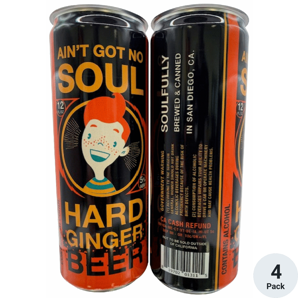 Ain't Got No Soul Hard Ginger Beer | Total Wine & More