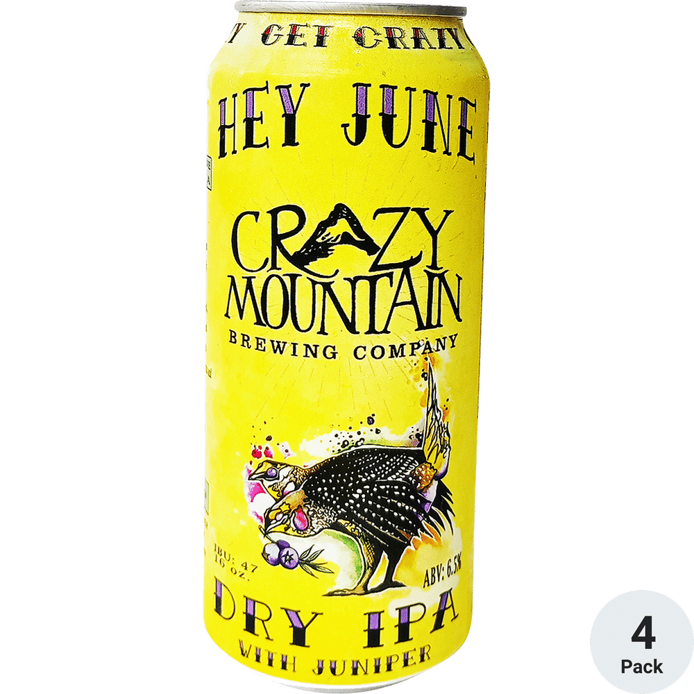 Crazy Mountain Hey June Dry IPA | Total Wine & More