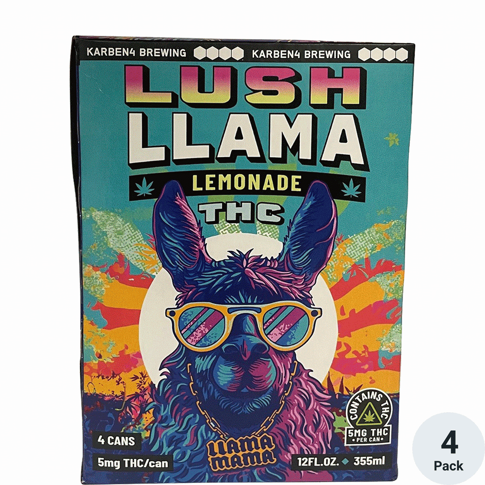 Karben4 THC 5mg Lush Llama Lemonade | Total Wine & More