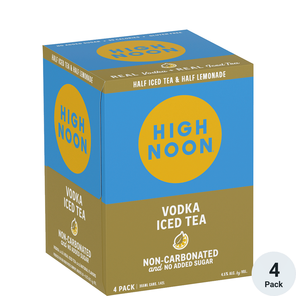 High Noon Vodka Hard Iced Tea Lemonade Half & Half Pack | Total Wine & More
