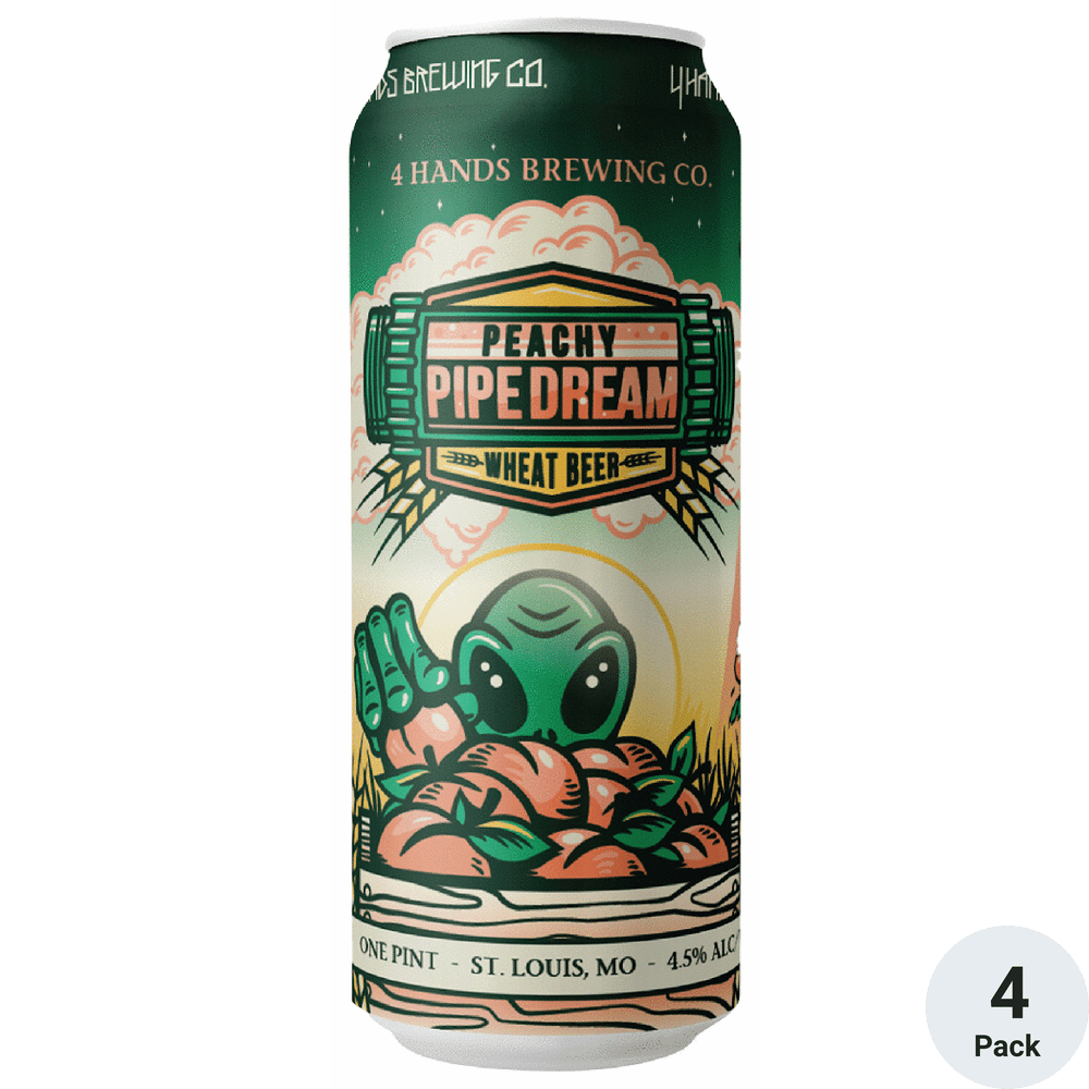 4 Hands Peachy Pipe Dream Peach Wheat | Total Wine & More