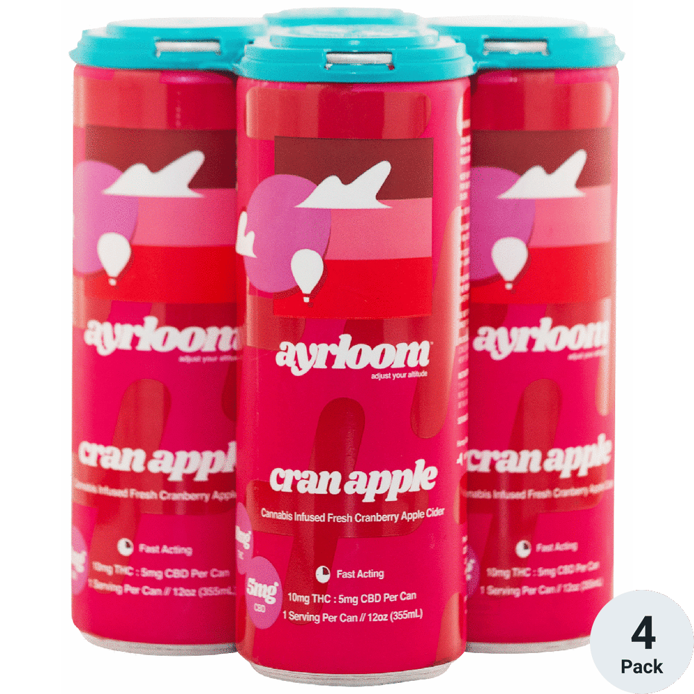 Ayrloom THC 10mg Cran Apple | Total Wine & More