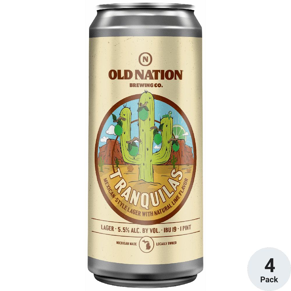 Old Nation Tranquilas Mexican-Style Lager w/ Lime | Total Wine & More