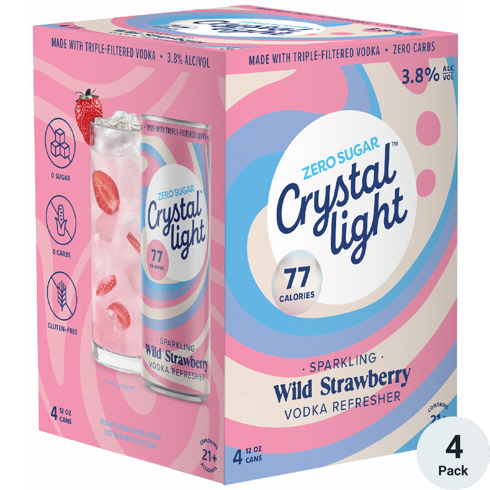Crystal Light Wild Strawberry Vodka Refresher | Total Wine & More