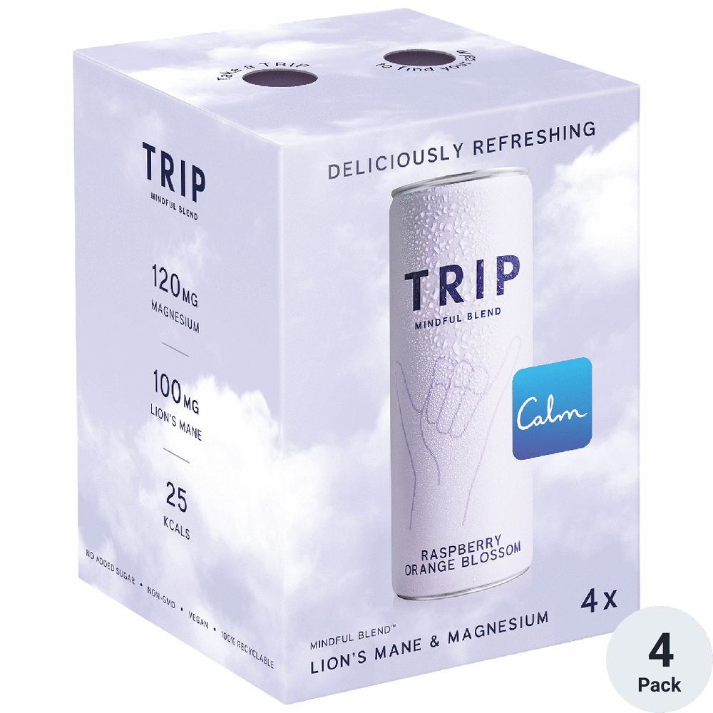 TRIP Mindful Blend Non-Alcoholic Raspberry Orange Blossom | Total Wine ...