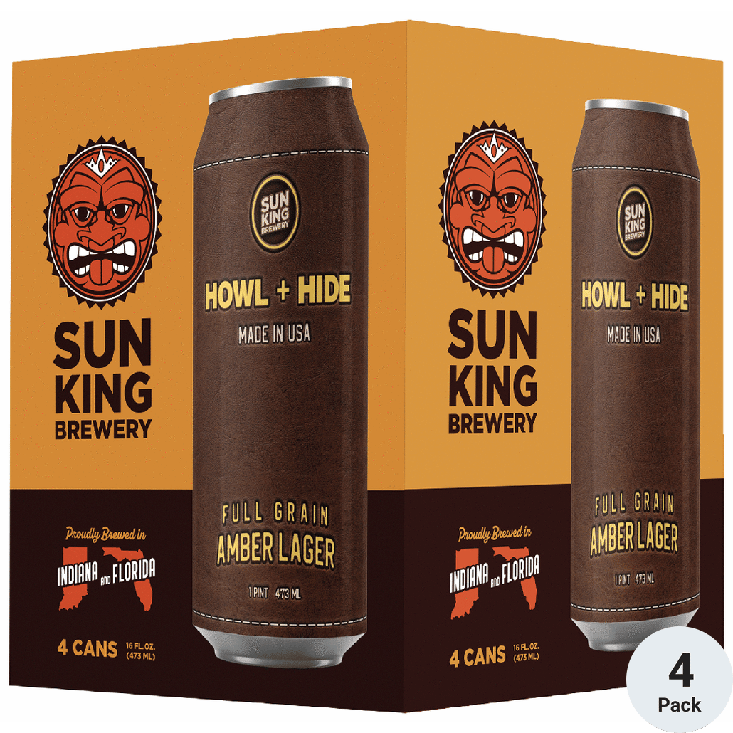 Sun King Howl + Hide Full Grain Amber | Total Wine & More