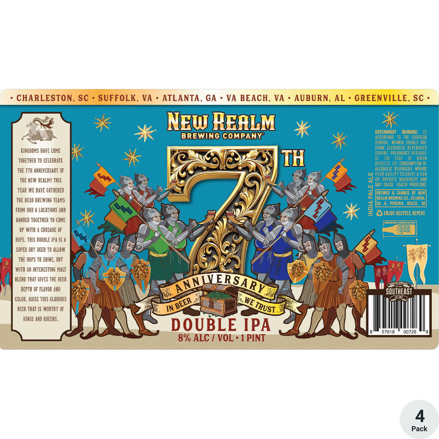 New Realm 7th Anniversary Double IPA | Total Wine & More