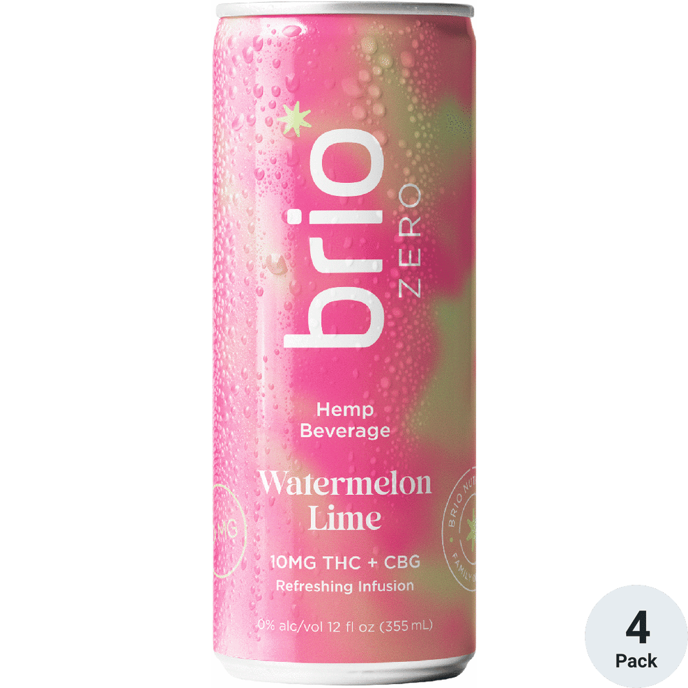 Brio Zero THC 10mg Watermelon Lime | Total Wine & More