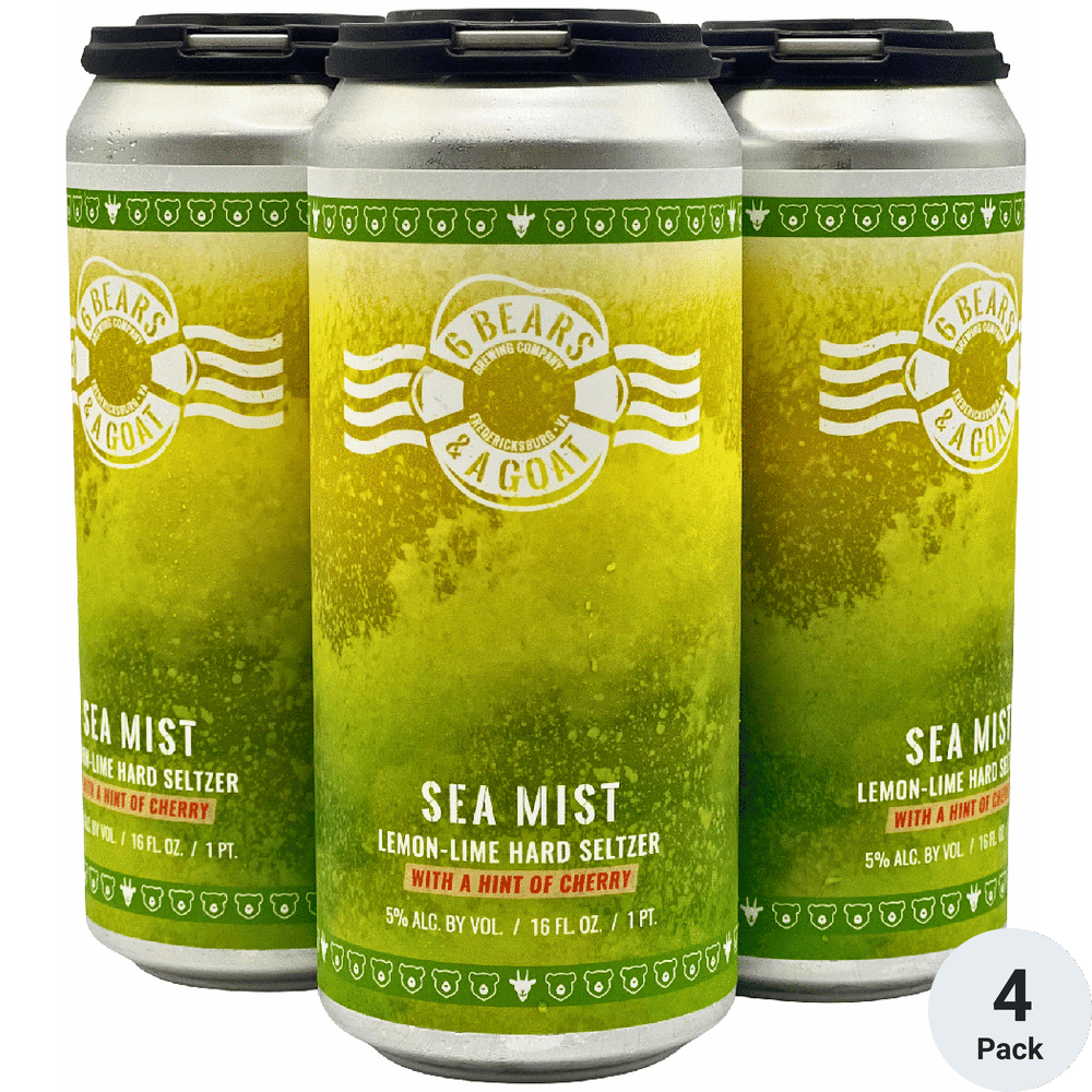 6 Bears & Goat Sea Mist Lemon Lime with a Hint of Cherry | Total Wine ...