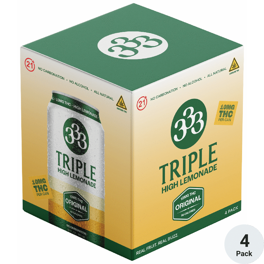 Triple THC 10mg Original Lemonade | Total Wine & More