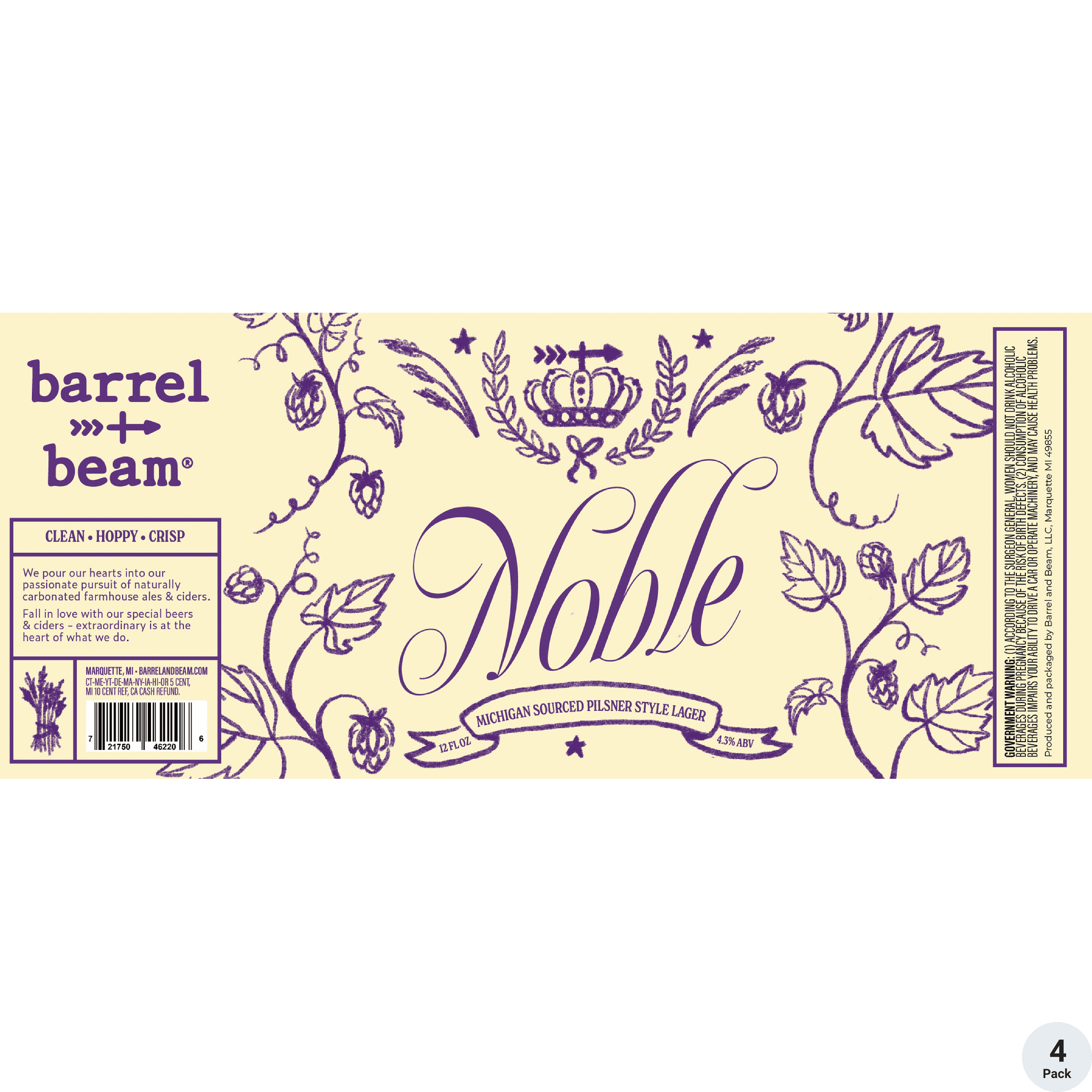 Barrel & Beam Noble Pilsner | Total Wine & More