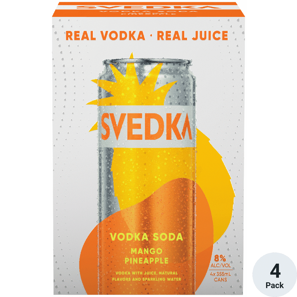 Svedka Vodka Soda Mango Pineapple | Total Wine & More