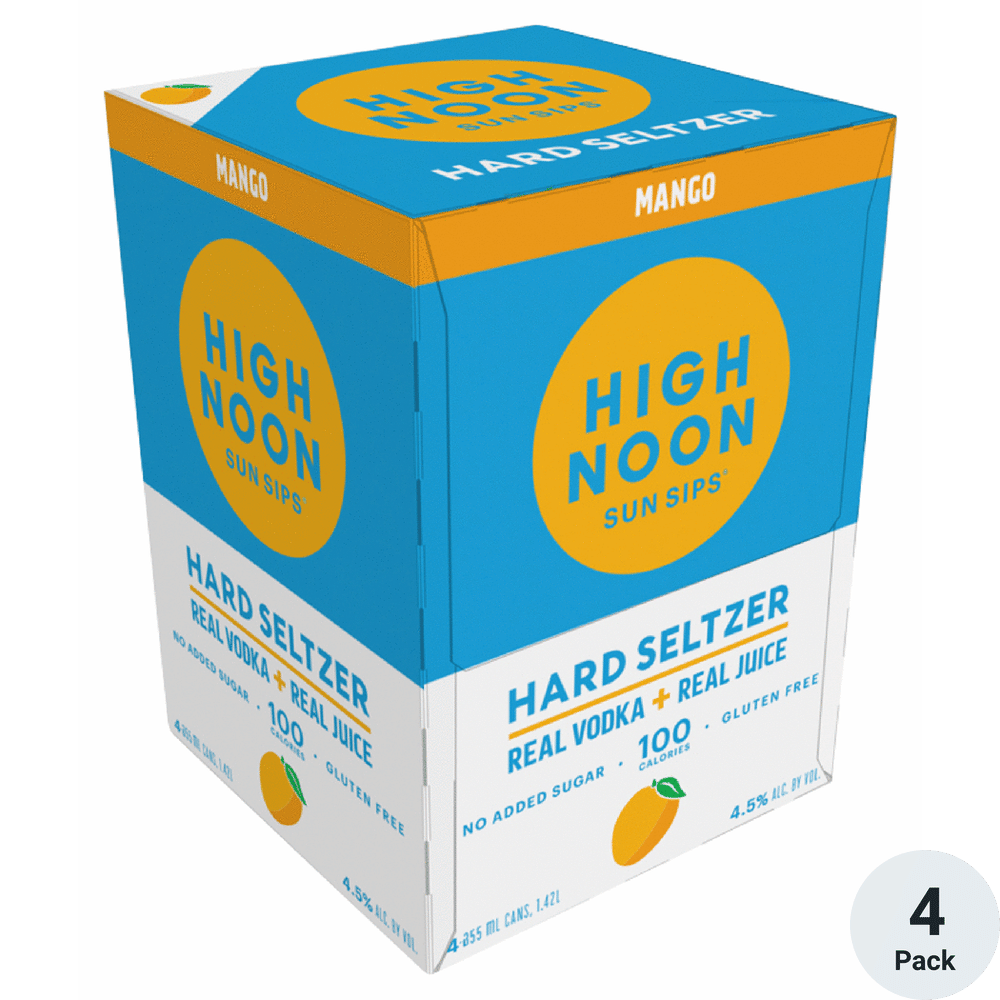 High Noon Hard Seltzer Vodka Mango | Total Wine & More