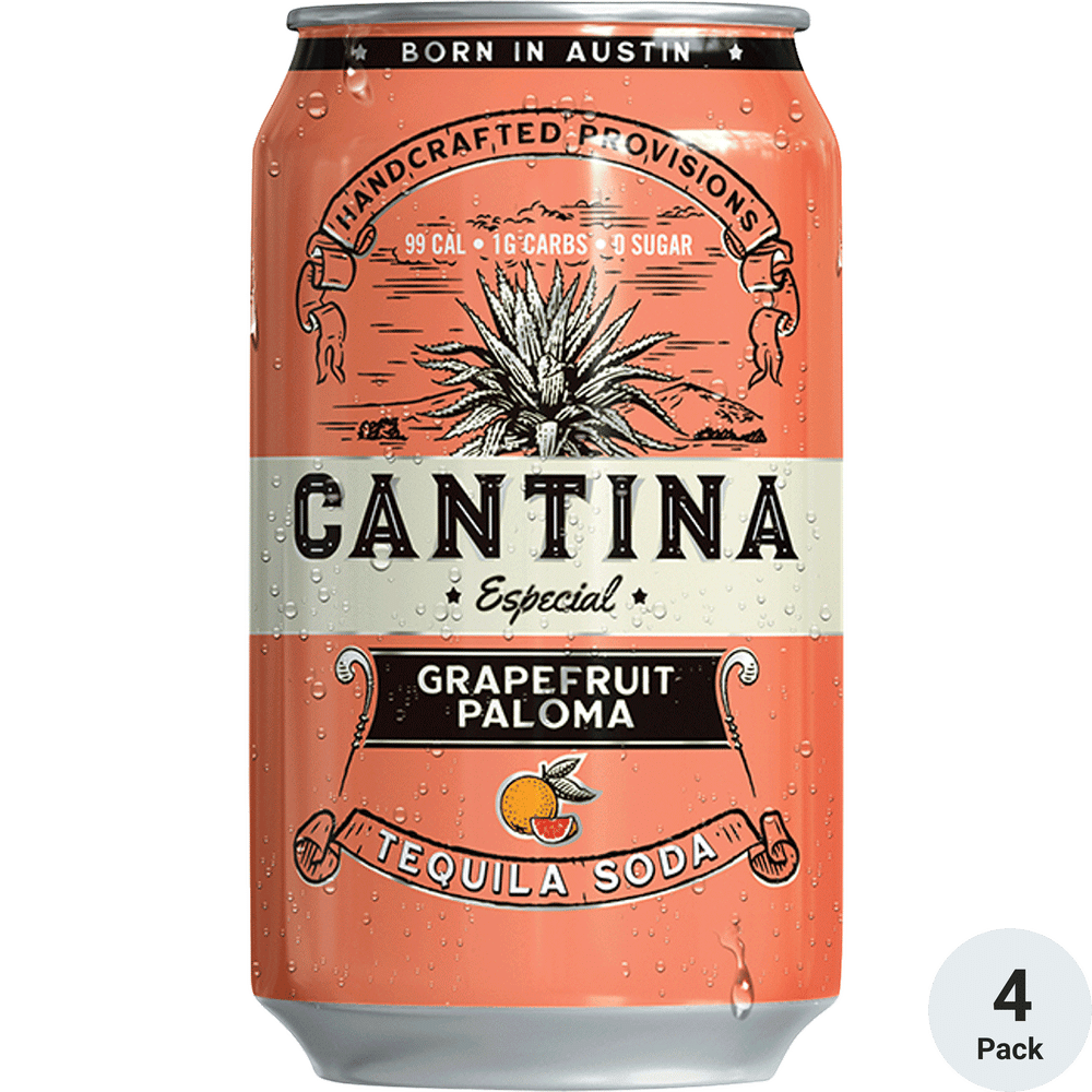 Cantina Especial Grapefruit Paloma Tequila Soda | Total Wine & More