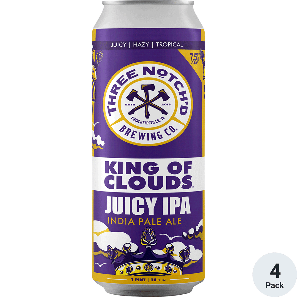 Three Notch'd King of Clouds Juicy IPA | Total Wine & More