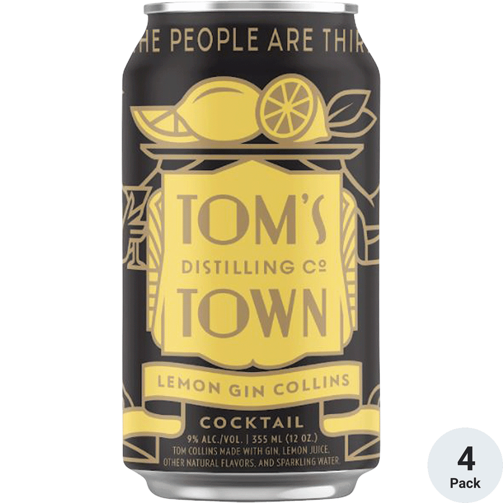Tom's Town Lemon Gin Collins | Total Wine & More