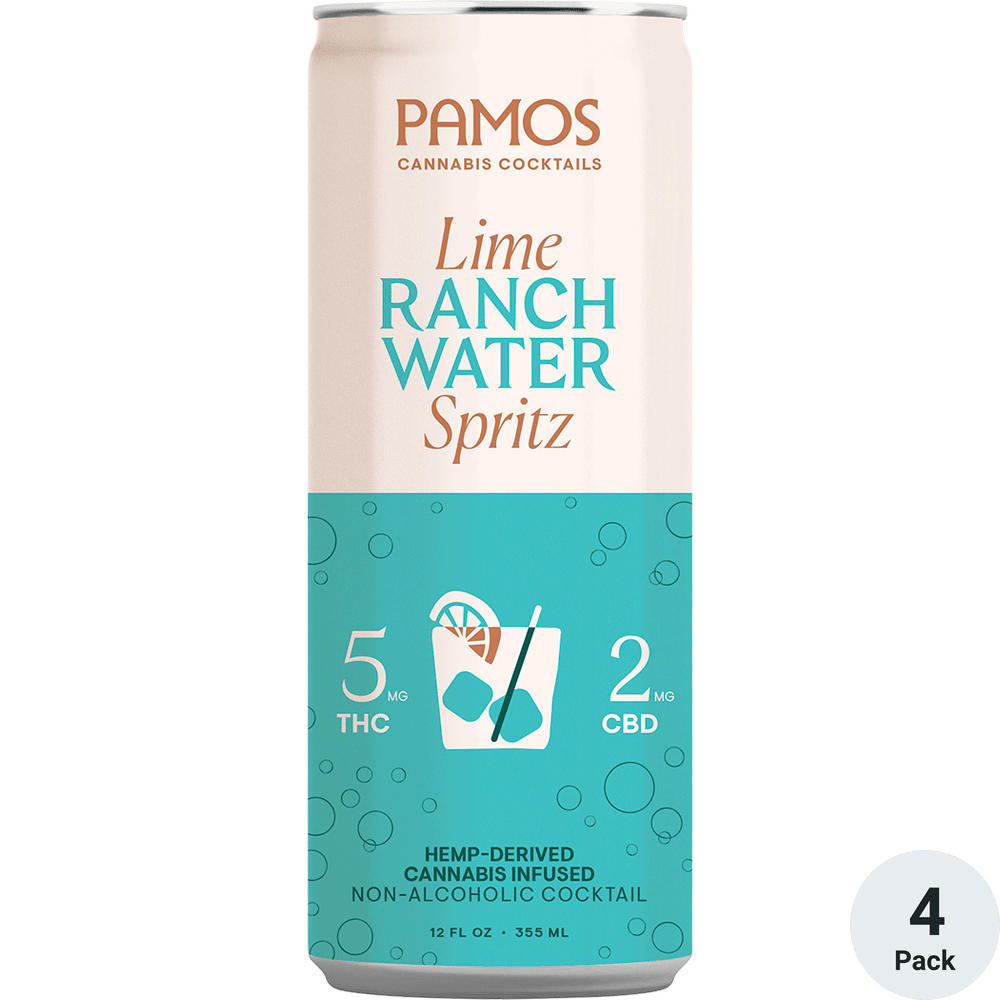 Pamos THC 5mg Spritz Ranch Water | Total Wine & More