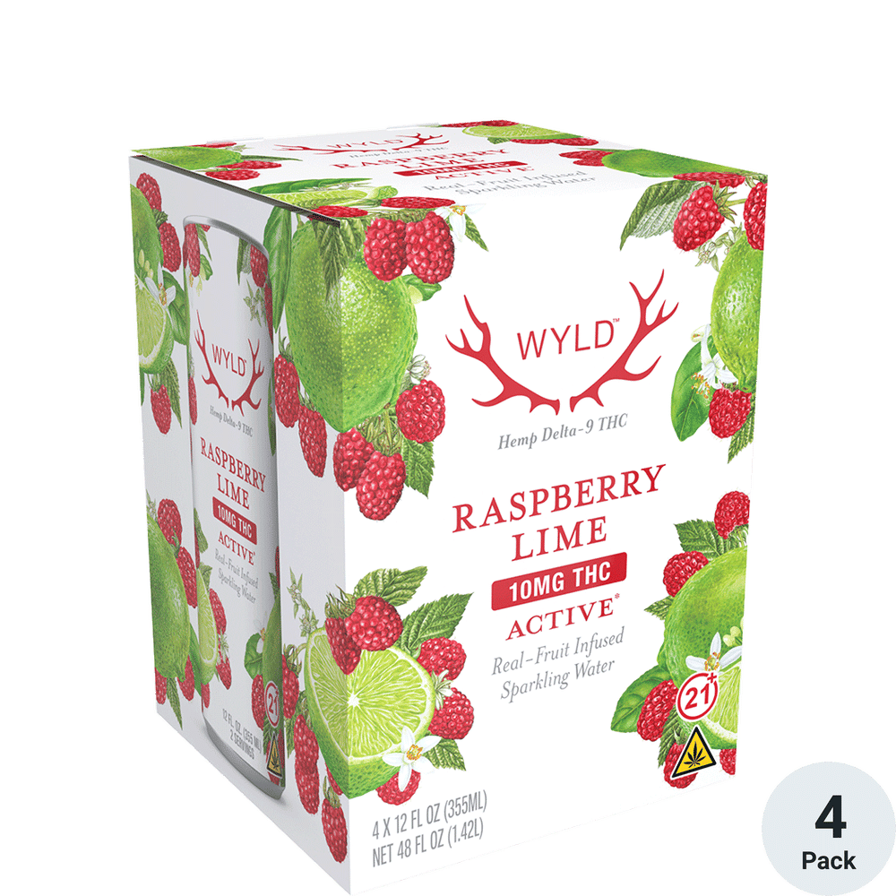 Wyld THC 10mg Raspberry Lime | Total Wine & More