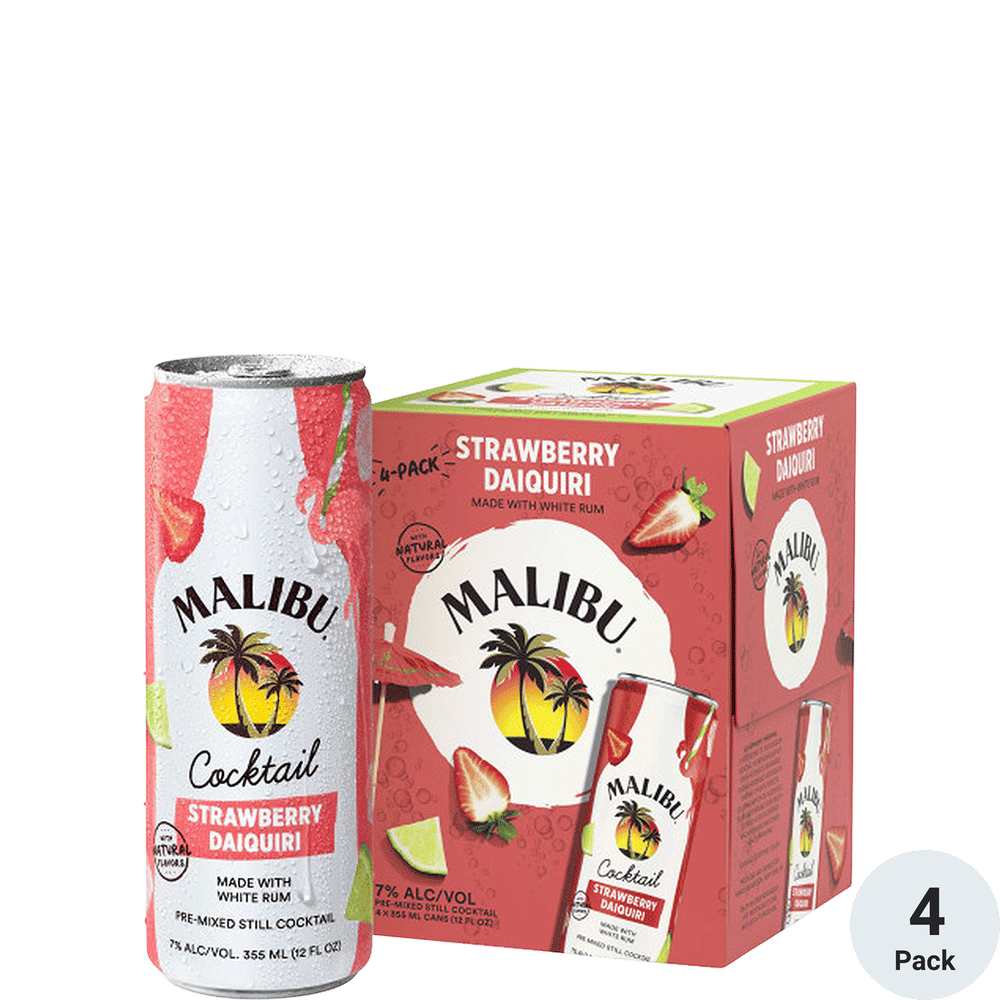 Malibu Cocktail Strawberry Daiquiri | Total Wine & More