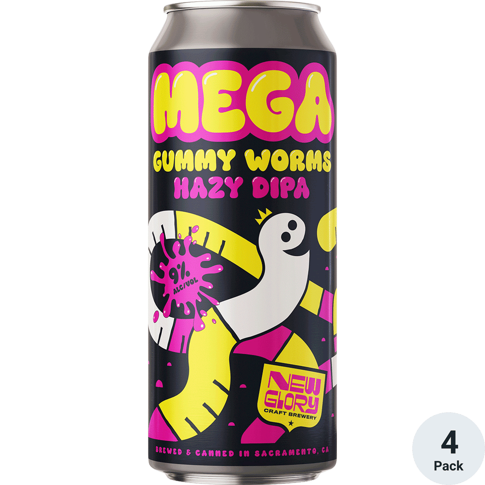 New Glory Mega Gummy Worms | Total Wine & More