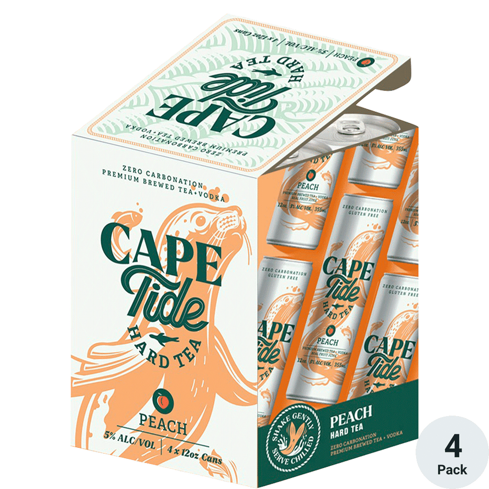 Cape Tide Peach Hard Tea | Total Wine & More