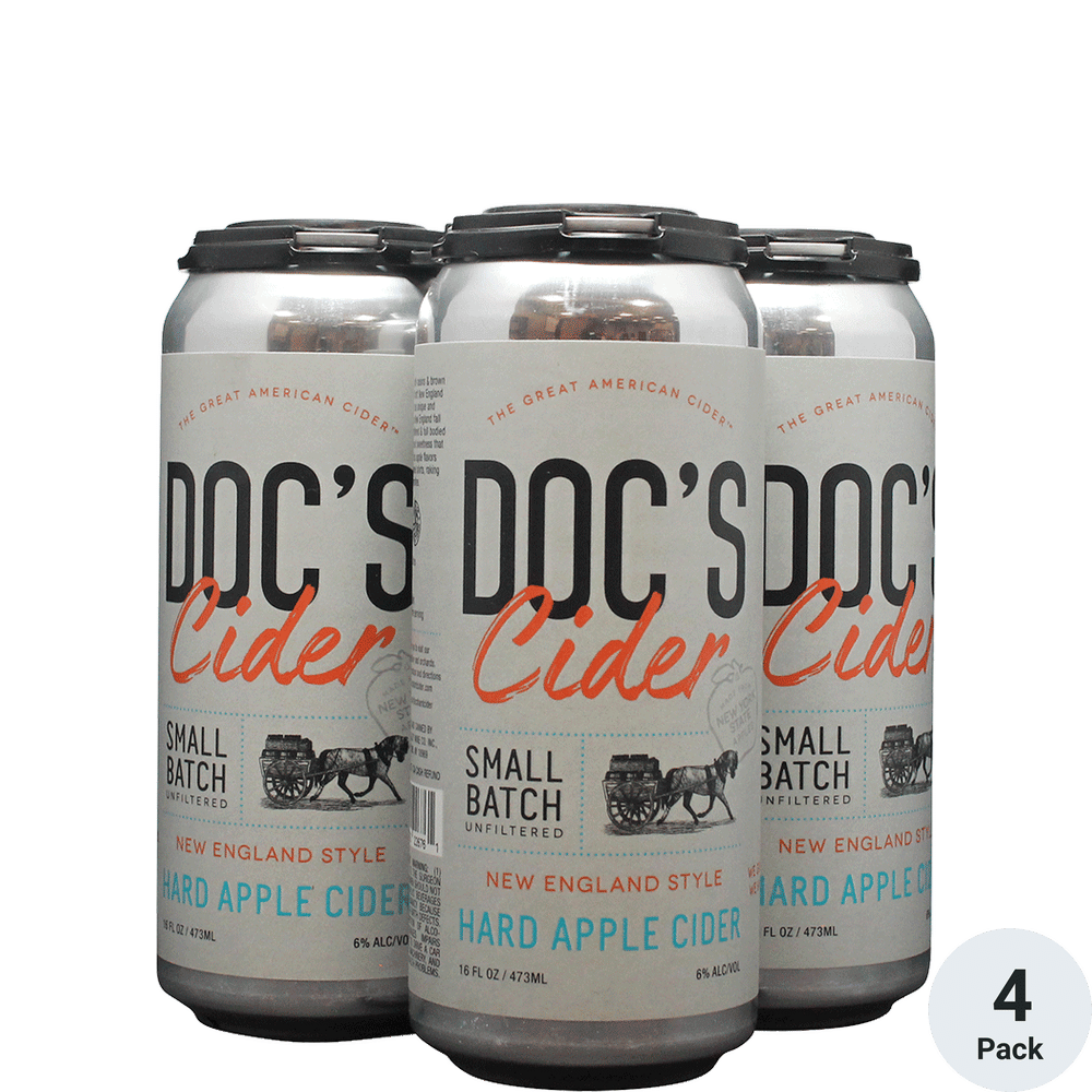 Doc's Draft Small Batch NE Hazy Hard Apple Cider | Total Wine & More