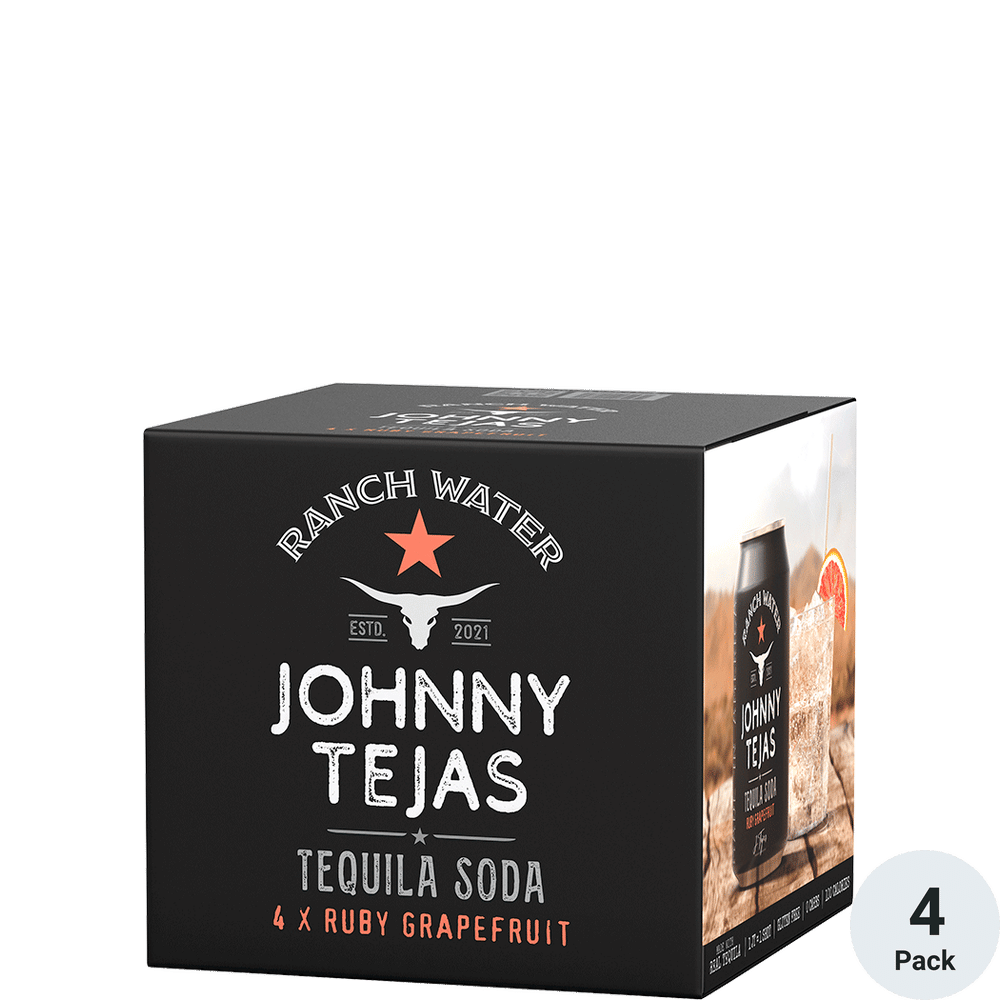 Johnny Tejas Tequila Soda Ruby Grapefruit | Total Wine & More