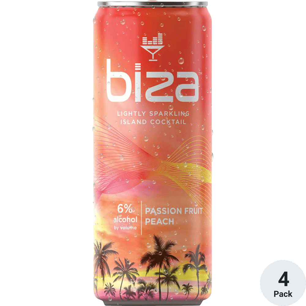 Biza Cocktails Passion Fruit Peach | Total Wine & More