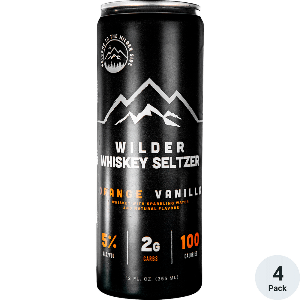 Wilder Whiskey Orange Vanilla Seltzer | Total Wine & More