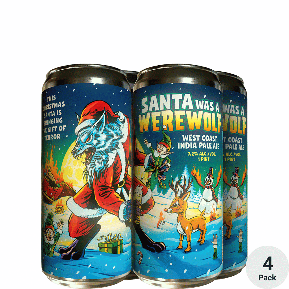 Paperback Santa Was a Werewolf | Total Wine & More